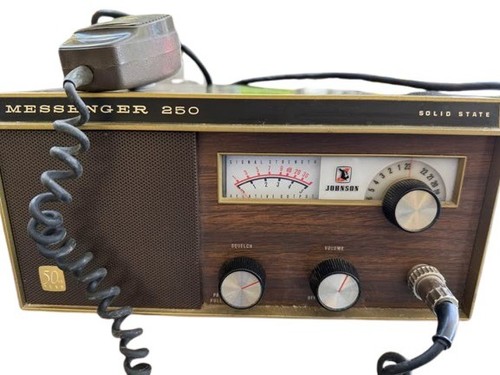 Vintage Johnson Messenger 250 CB BASE STATION RADIO 23 CHANNEL 50TH ...