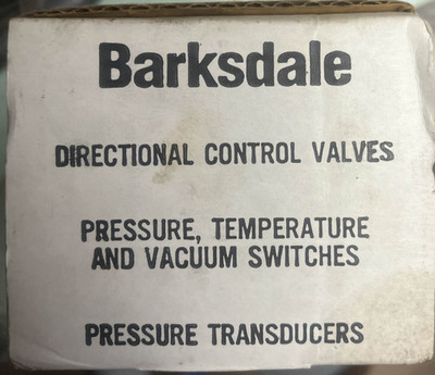 NEW Barksdale 96201-BB2-T2 Pressure Switch • 1/4" NPT • 30-250 PSI ...