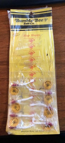 7 - Vintage "Bumble Bee" Bait Co Fishing Lure Store Displays - New Old ...