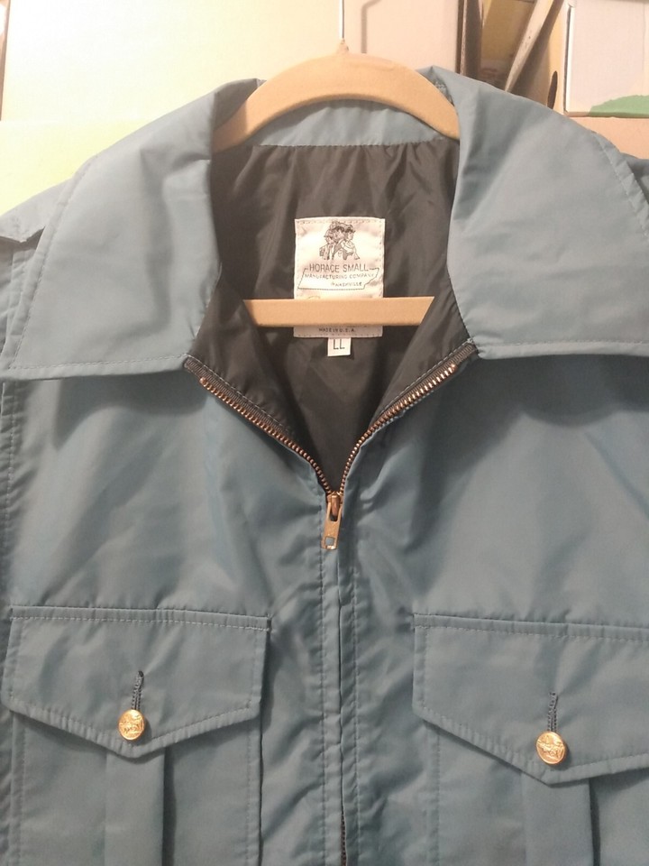 Men's blue lightweight Jacket Horace Small Manufacturing Co size L in ...