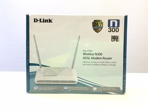 D-Link DSL-2790U ADSL Wireless N300 Modem Router | eBay