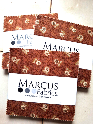 Charm Pack 5" Stacker 42pc Marcus Fabrics Cheddar & Chocolate by Pam ...