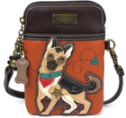 Charming Chala German Shepherd Dog Cell Phone Purse Mini Crossbody Bag ...