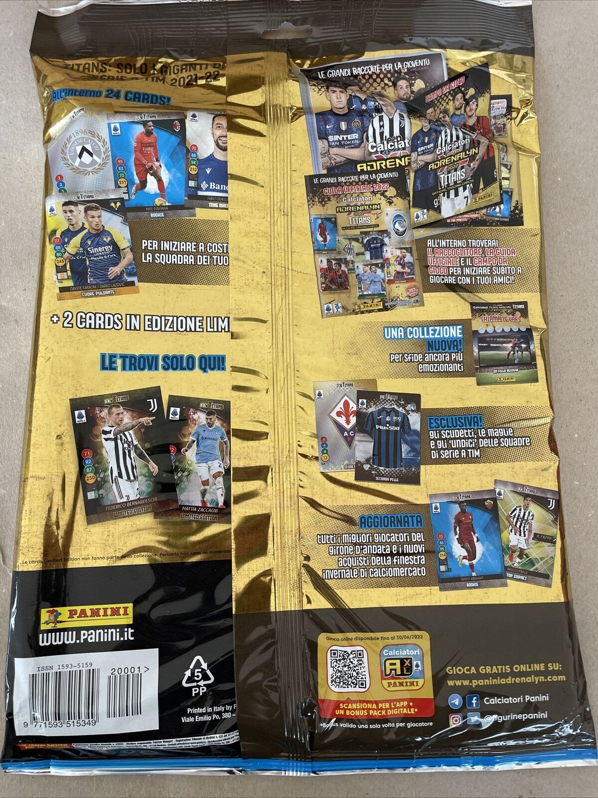 Starter Pack Footballer Adrenalyn 2022 Titans Collection Folder Game ...