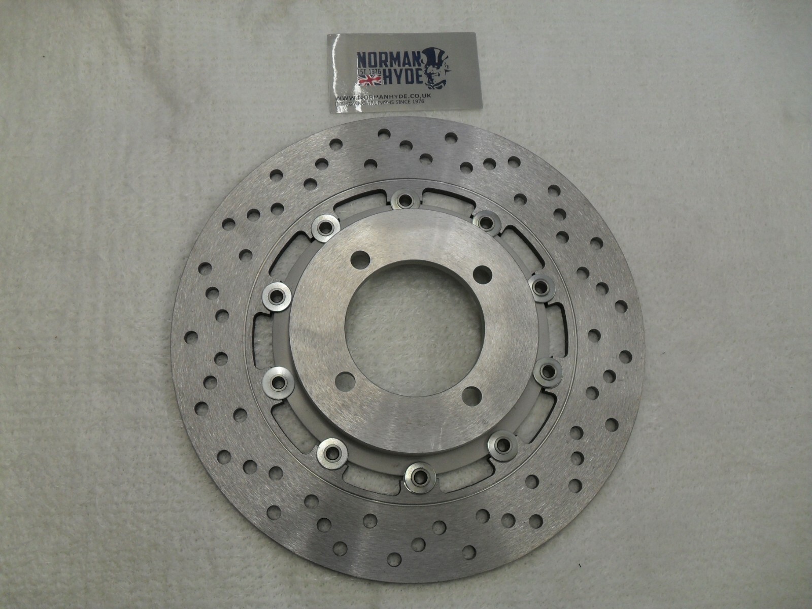 TRIUMPH BONNEVILLE DISC BRAKE ROTOR T140 TR7 T150 T160 FROM NORMAN HYDE ...