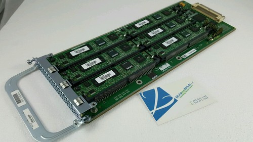 Cisco AS5X-FC High-Density Packet Voice/Fax Card w/ (6) AS5X-PVDM2-64 ...