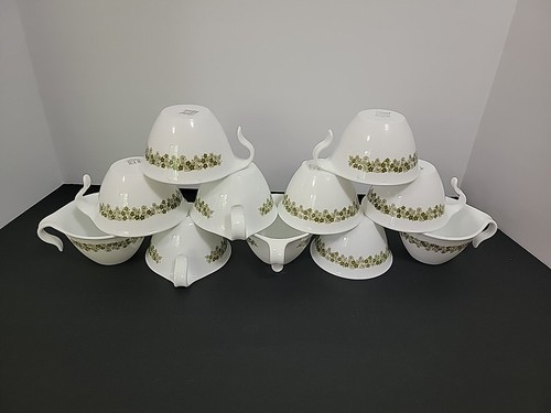 Set of 10 Corelle CRAZY DAISY Spring Blossom Hook Handle Coffee/Tea ...