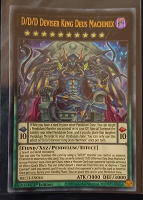 Yu-Gi-Oh! D/D/D Deviser King Deus Machinex 1st Ed. BACH-EN044 Ultra ...