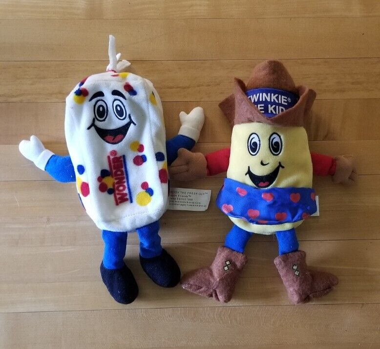 Vintag Hostess Wonder Bread Twinkie The Kid Freddy The Fresh Guy Plush ...