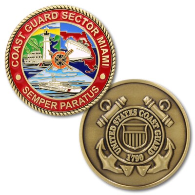 US Coast Guard USCG Sector Miami Challenge Coin | eBay
