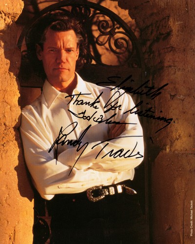 Randy Travis signed autograph 8 x 10 Photo country music Grand Ole Opry ...