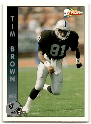 1992 Pacific Tim Brown Los Angeles Raiders #146 | eBay