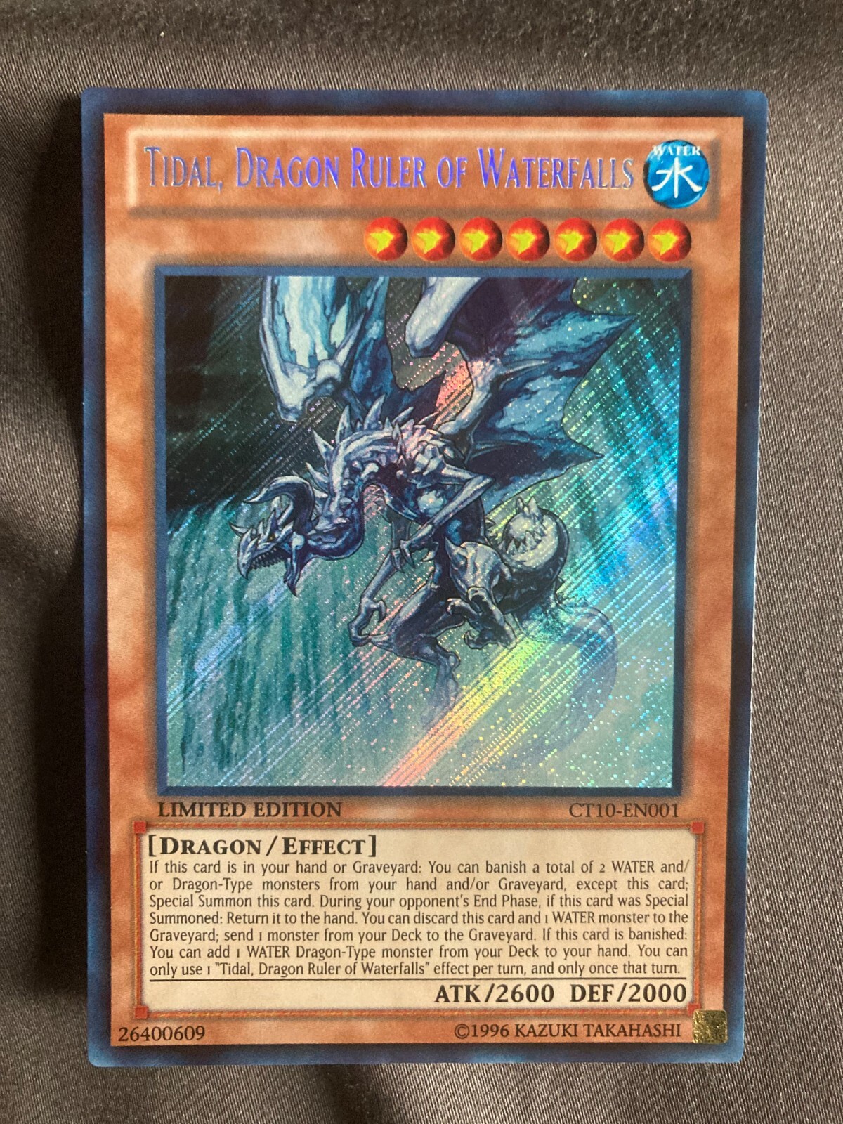 Yu-Gi-Oh! TCG Tidal, Dragon Ruler of Waterfalls 2013 Collectors Tins ...