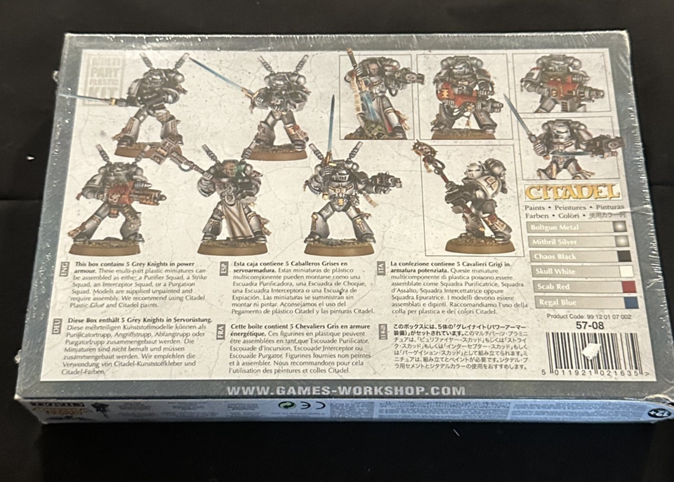 Games Workshop Warhammer 40K Grey Knight Terminators SEALED -NEW- | eBay