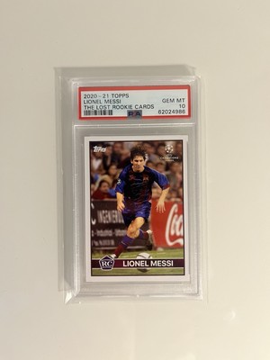 2020-21 Topps The Lost Rookie Cards - Lionel Messi PSA 10 | eBay