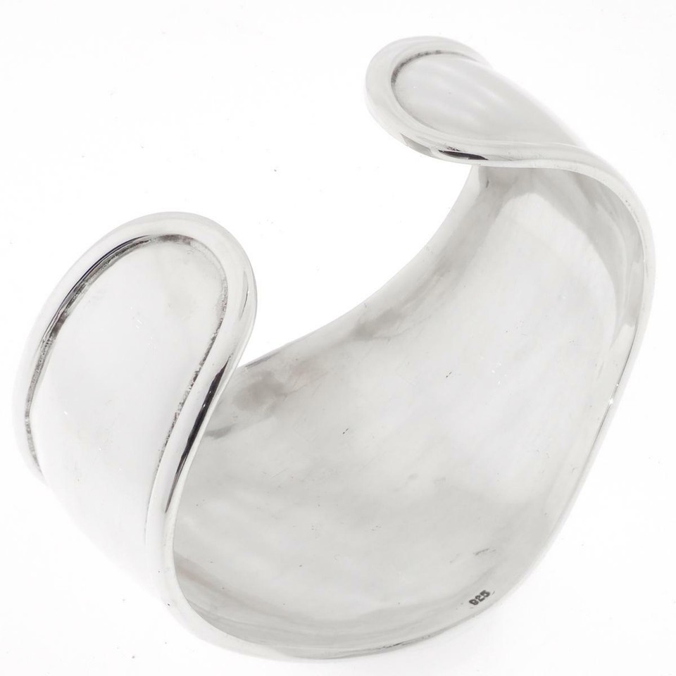 925 Silver Wide Turtella Jasper Fossil Sterling Cuff Bangle Bracelet, 1 ...