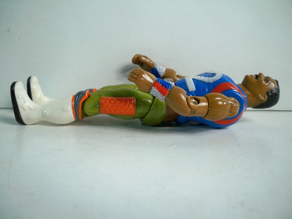 K25i0085 THE FRIDGE PERRY W/ FILE CARD 100% COMPLETE GI JOE FIGURE 1986 ...