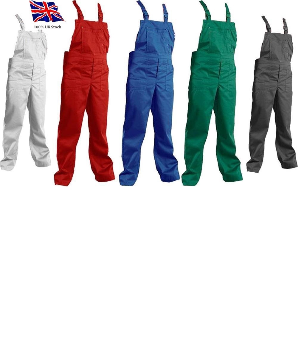 New Cotton Blend Bib And Brace Overalls Painters & Decorators Work ...