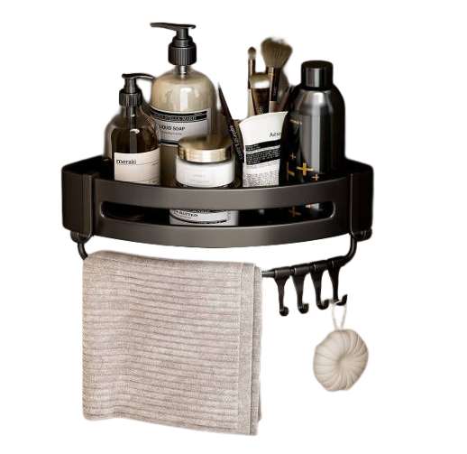 Shower Caddy Bathroom Shelf Tidy Storage Holder Rack Home Office Bath ...