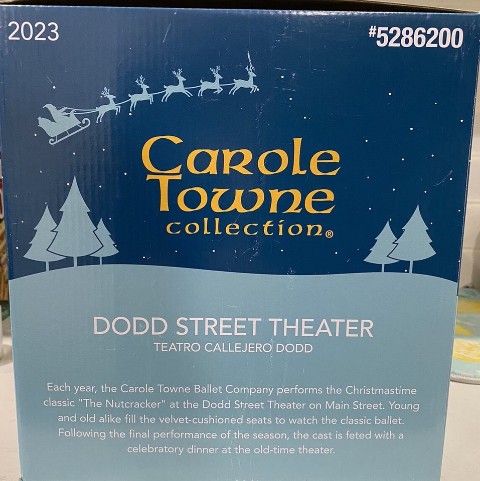 Carole Towne Collection Dodd Street Theater w/ LED Lights Christmas ...