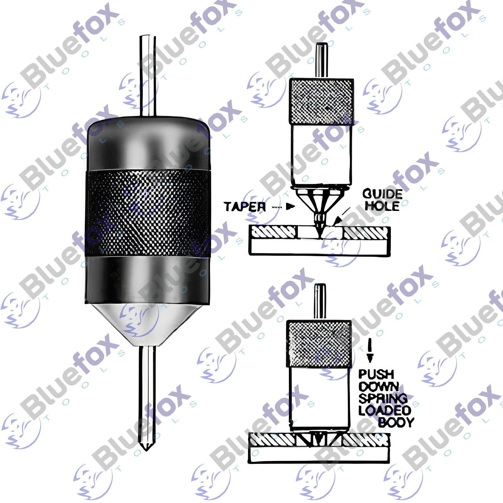 4-1/8" Center Transfer Punch Aligner-Hardened Heat Treated Alloy Steel ...