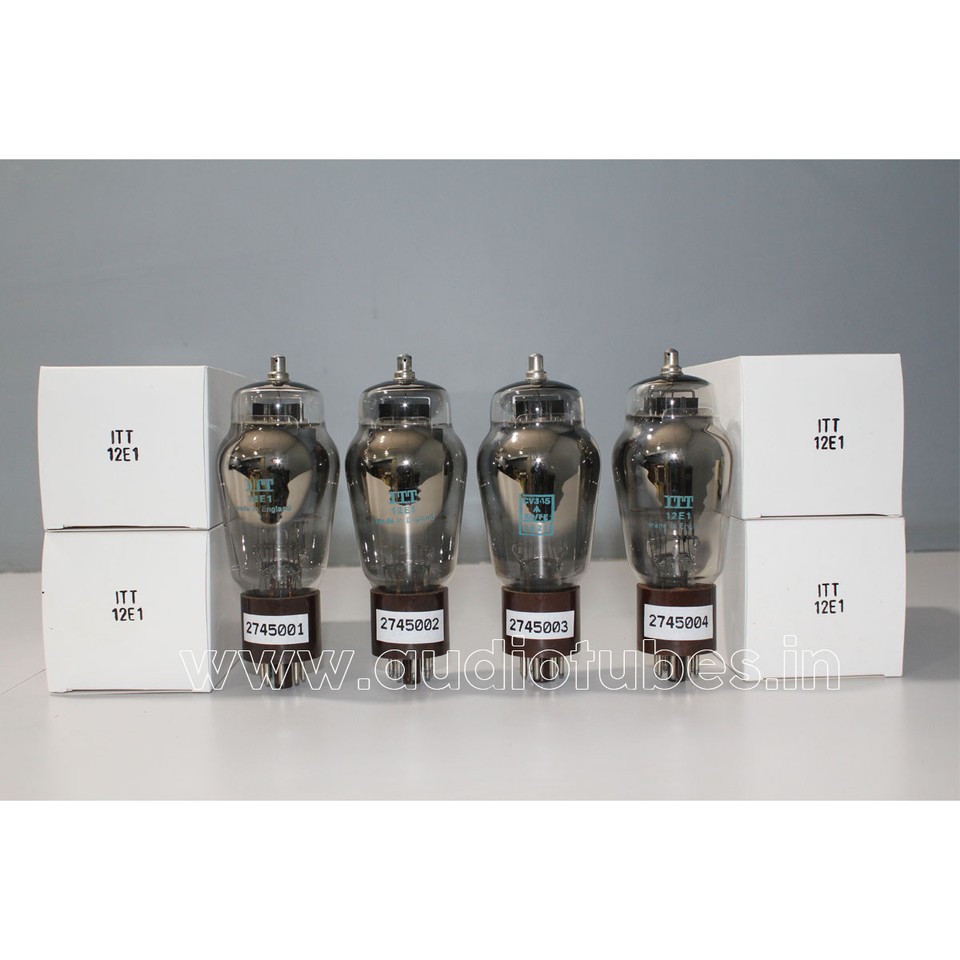 12E1 CV345 KT88 ITT Audio Amplifier Tubes Amplitrex tested 1MQ #2745001 ...