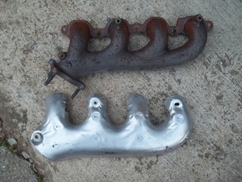 2013-2018 CHEVY 5.3 RIGHT SIDE EXHAUST MANIFOLD W SHEILD OEM 146 MILES ...