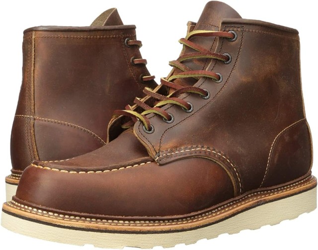 Red Wing Heritage Style 1907 Classic MOC 6 in Men's Boots - Copper ...