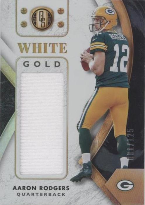 2018 Panini Gold Standard - White Gold Aaron Rodgers #WG-1 /125 (MEM ...