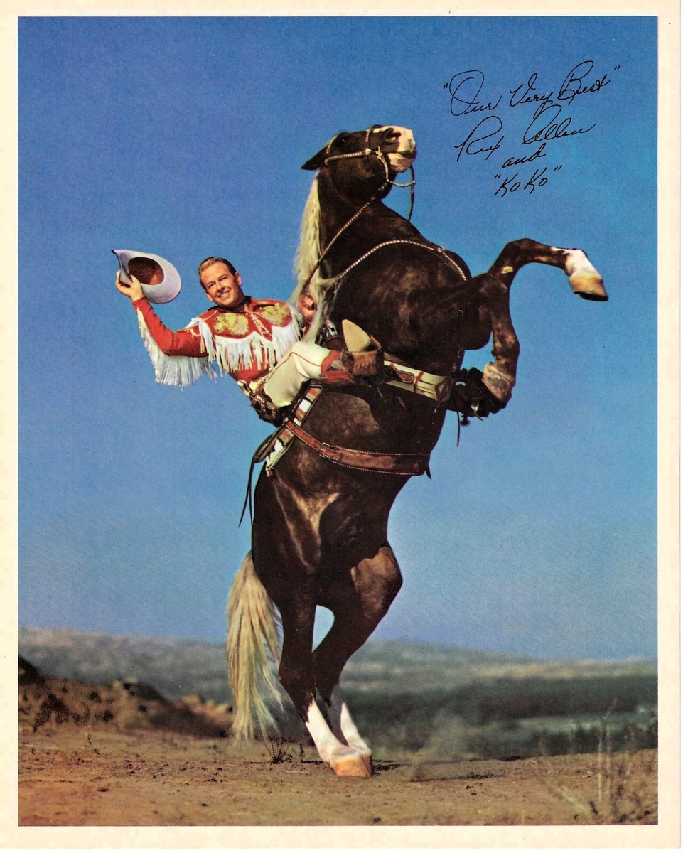 Colored Pictures Of Rex Allen ASSORTED WESTERN / COWBOY THEME