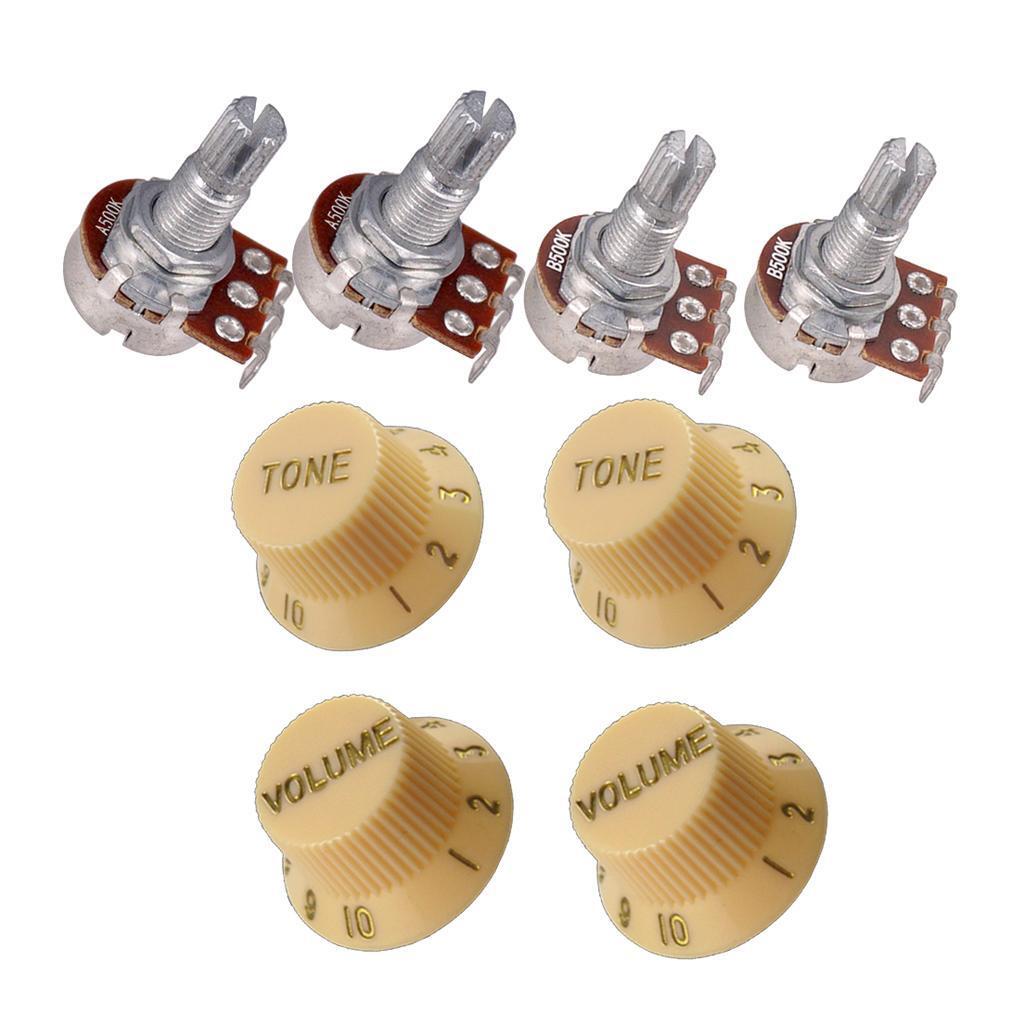 500K Push / Pull Guitar Potentiometer And Knobs Parts | eBay