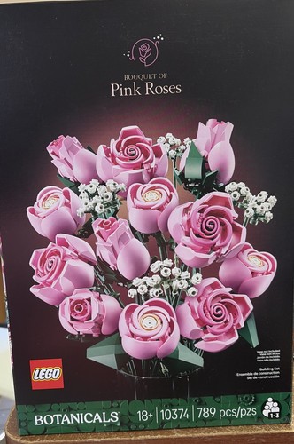 LEGO Botanicals Bouquet of Pink Roses 10374 Building Kit (789 Pieces ...