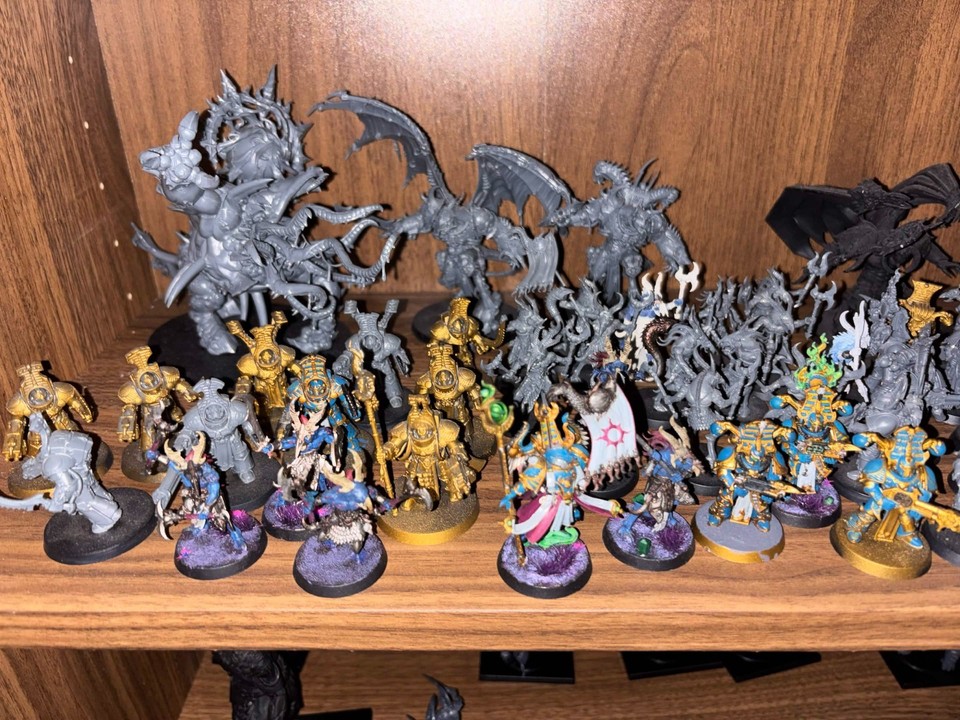 40K Thousand Sons Full Army, fully built, mostly unpainted, over 2k ...