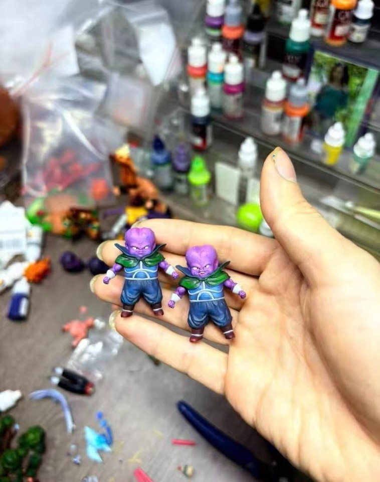 CUSTOM Dragon Ball Z Turles team AMONDO DAIZ 6 piece hg sizes Resin ...