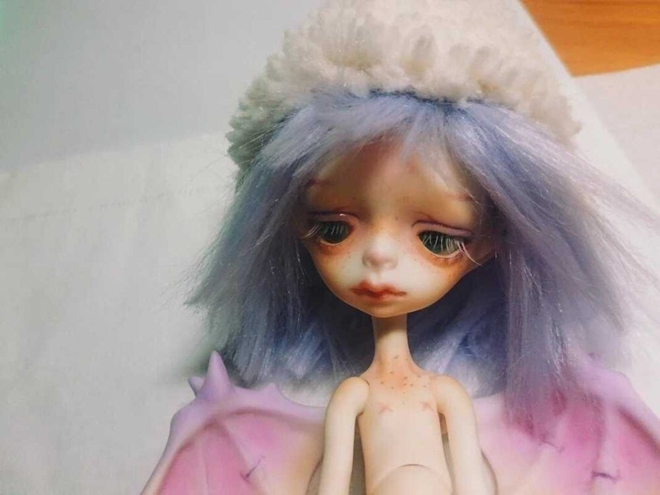 Nude 1/6 BJD Doll Yakov with Bat Wing Doll Resin Ball-Jointed Doll+Face ...