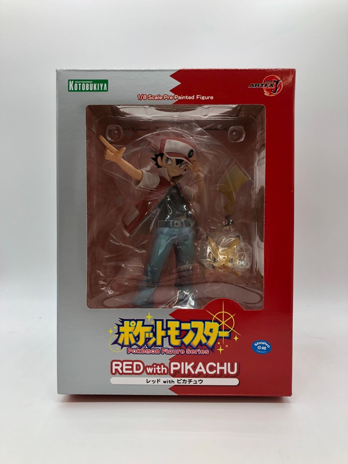 Pokemon Series Red with Pikachu ARTFX J 1/8 Scale Painted Figure ...