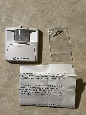 X10 MS13A White Hawkeye Motion Detector Occupation Sensor Powerhouse | eBay