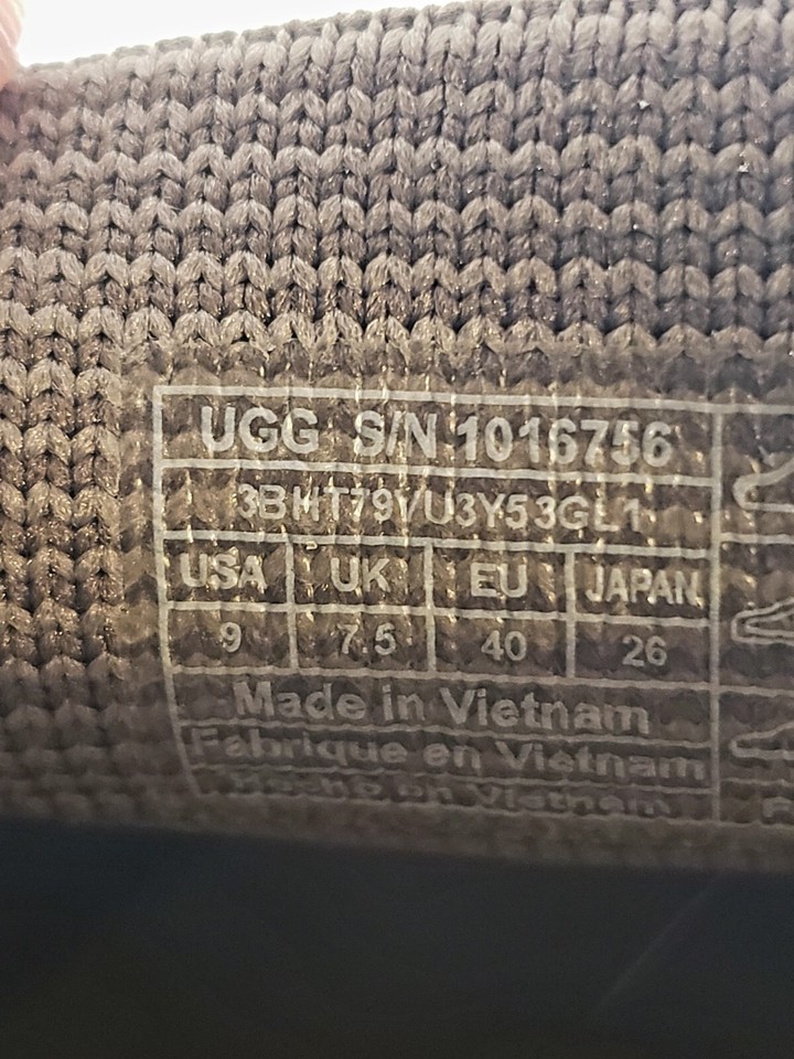 UGG Sammy Gray Hyperweave Slip On Sneakers Shoes Comfort Flat Women's ...