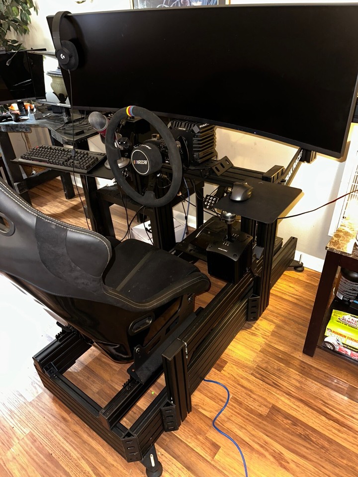 trak racer sim rig already assembled | eBay