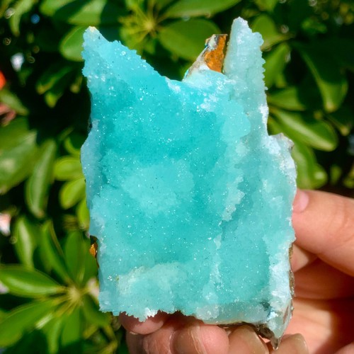 150g Natural beautiful blue texture stone mineral sample quartz crystal ...
