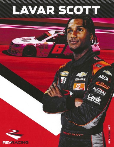 NEW! 2025 LAVAR SCOTT #6 ARCA/MENARDS SERIES REV RACING POSTCARD! | eBay