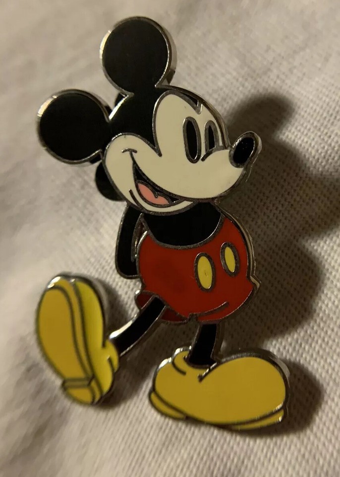 Mickey Mouse Official Pin Trading 2008 Large Pin Mickey Ear Pin Back | eBay