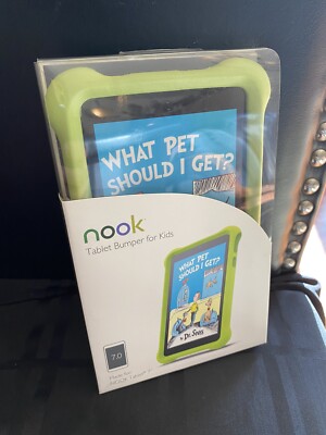 BRAND NEW • Nook Tablet Bumper for Kids Tablet 7" • Lime Green | eBay