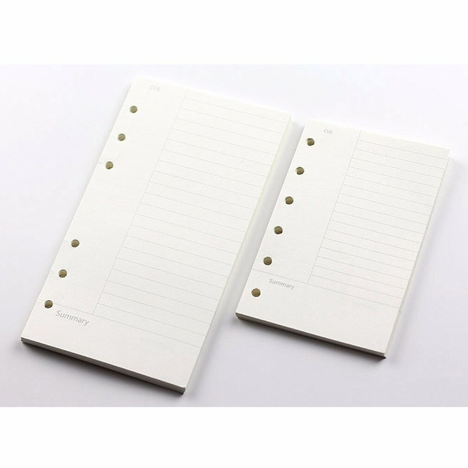A5/A6/A7 Paper Planner Diary Insert Refills Notebook Schedule Organiser ...