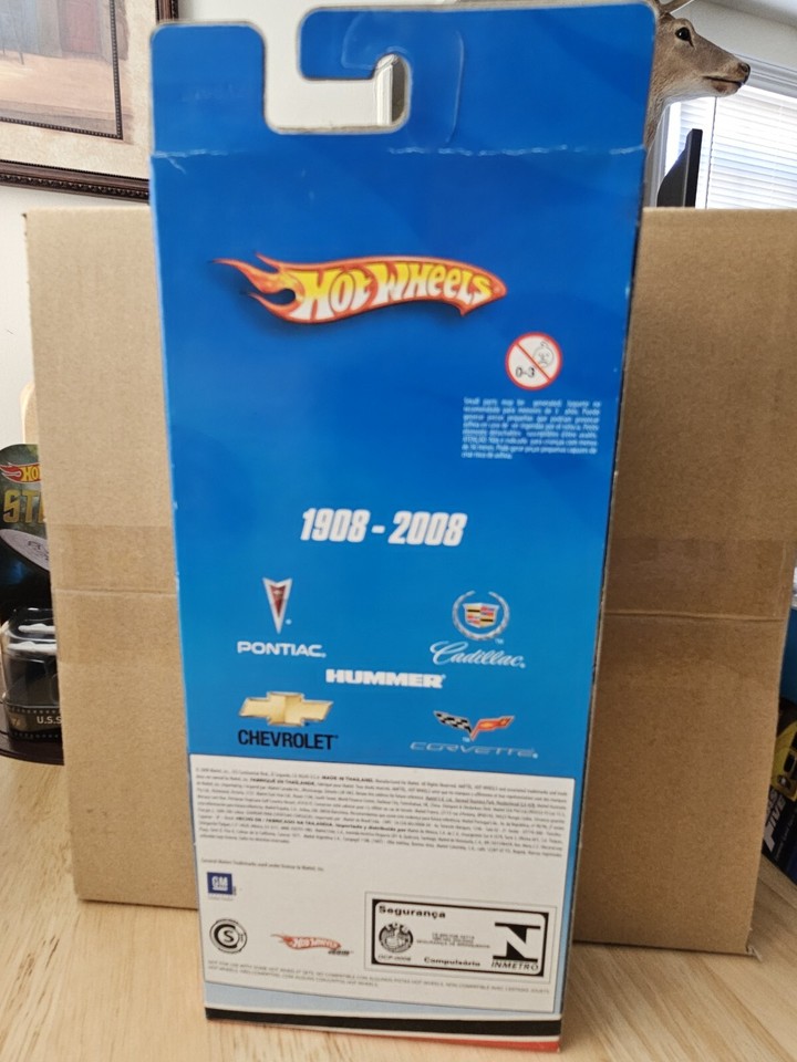 Hot Wheels General Motors 1908-2008 L9963 Hummer, Camaro, GTO, Corvette ...