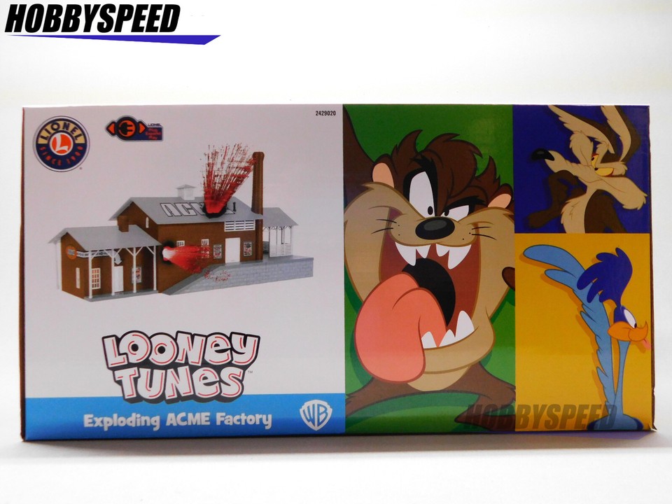 LIONEL LOONEY TUNES EXPLODING ACME DYNAMITE FACTORY O GAUGE building ...