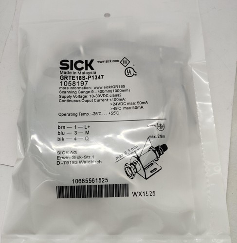 One New SICK GRTE18S-P1347 1058197 Sensor GRTE18SP1347 Free Shipping | eBay