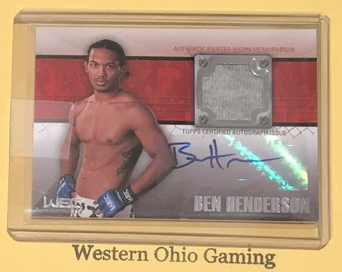 2011 Topps UFC Title Shot Ben Henderson #FAR-BH Authentic Autograph ...