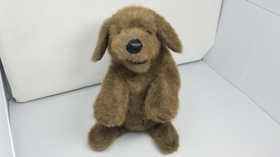 Folkmanis Sitting Brown Dog Puppet | eBay