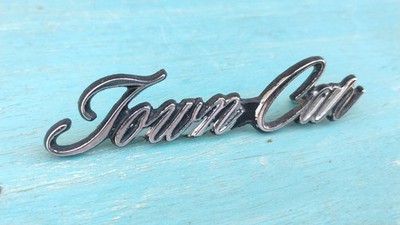 Vintage 1981-1988 Ford Lincoln Town Car Script Rear Emblem OEM E1VB ...